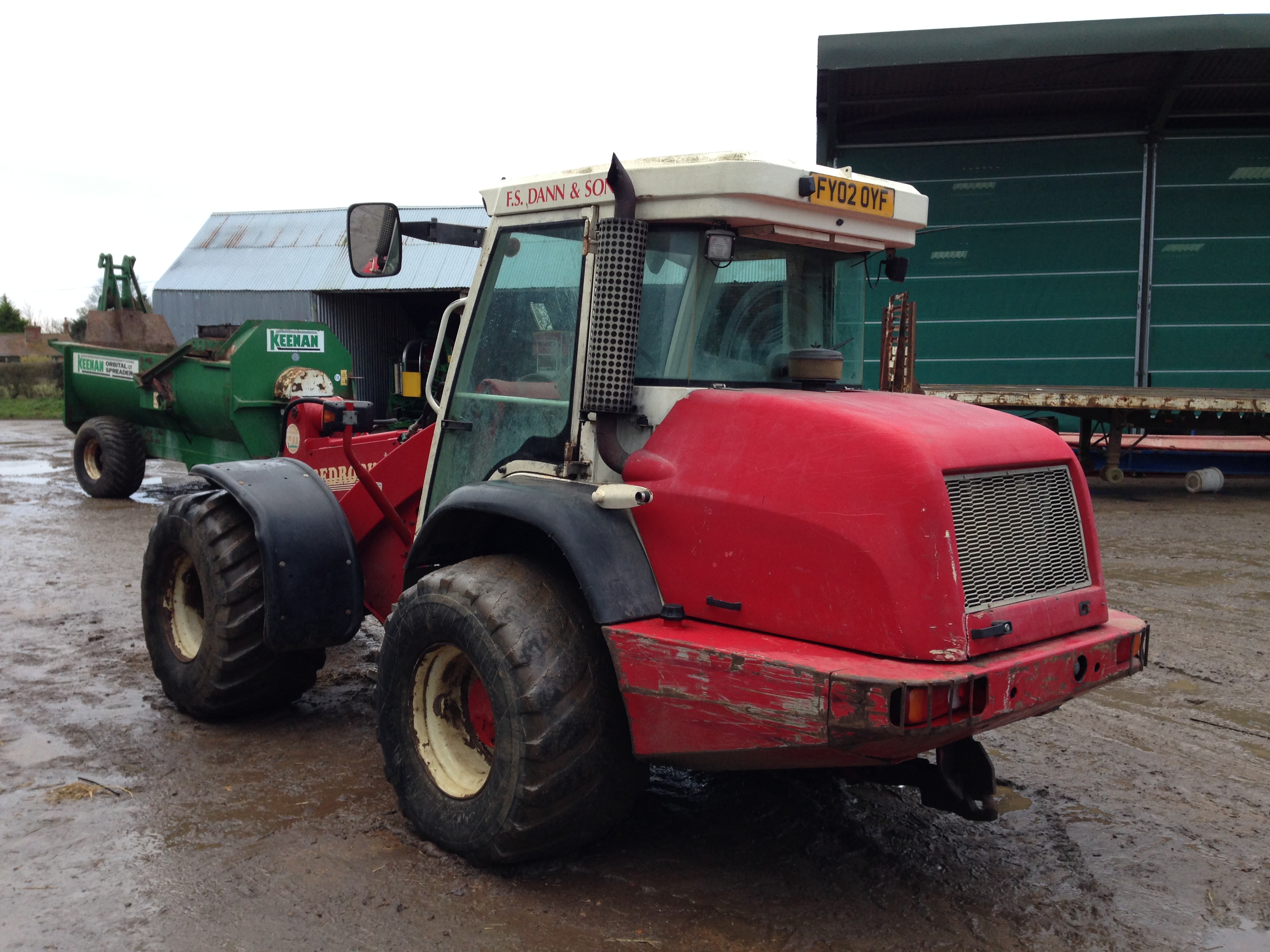 Redrock TH300 Articulated Loader, Reg FY02 0YF, Matbro Headstock, Pick ...