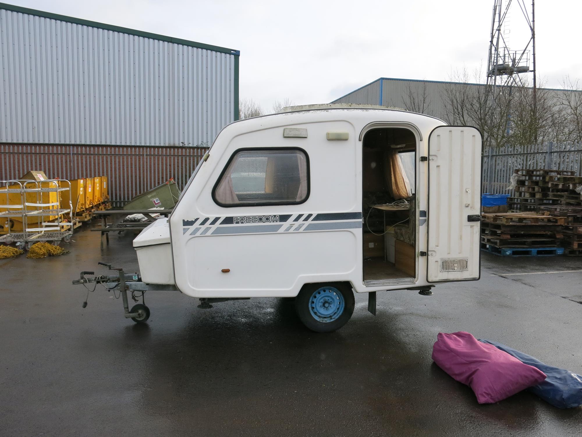 A Freedom Microlite Sport 3 berthMicro Caravan; weighs approx. 500Kg ...
