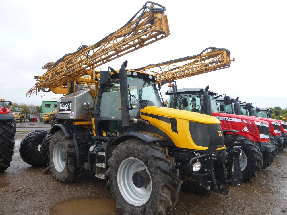 JCB 2170 4ws Fastrac Plus And Knights Demount Sprayer. Heated Seat, ABS ...