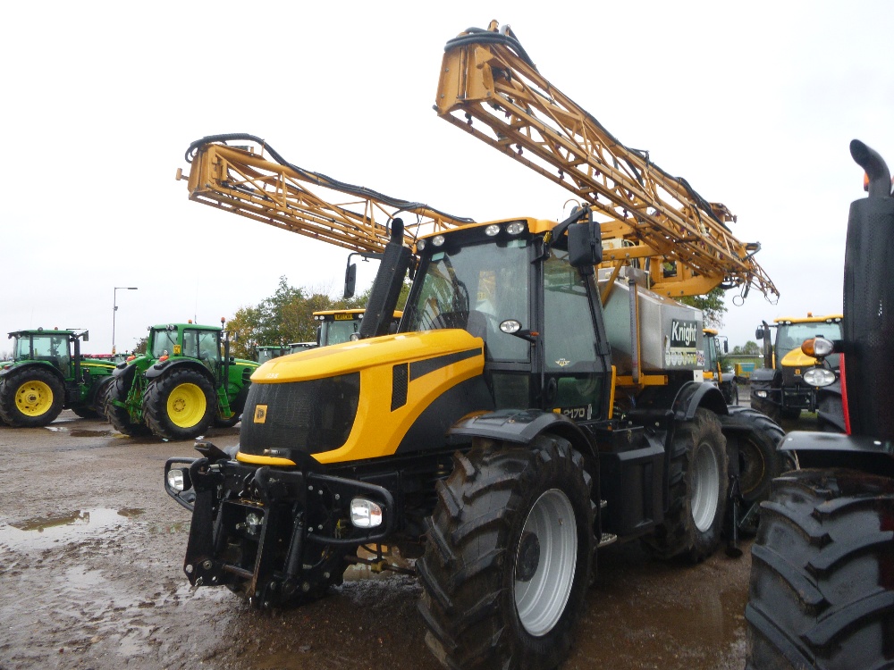 JCB 2170 4ws Fastrac Plus And Knights Demount Sprayer. Heated Seat, ABS ...