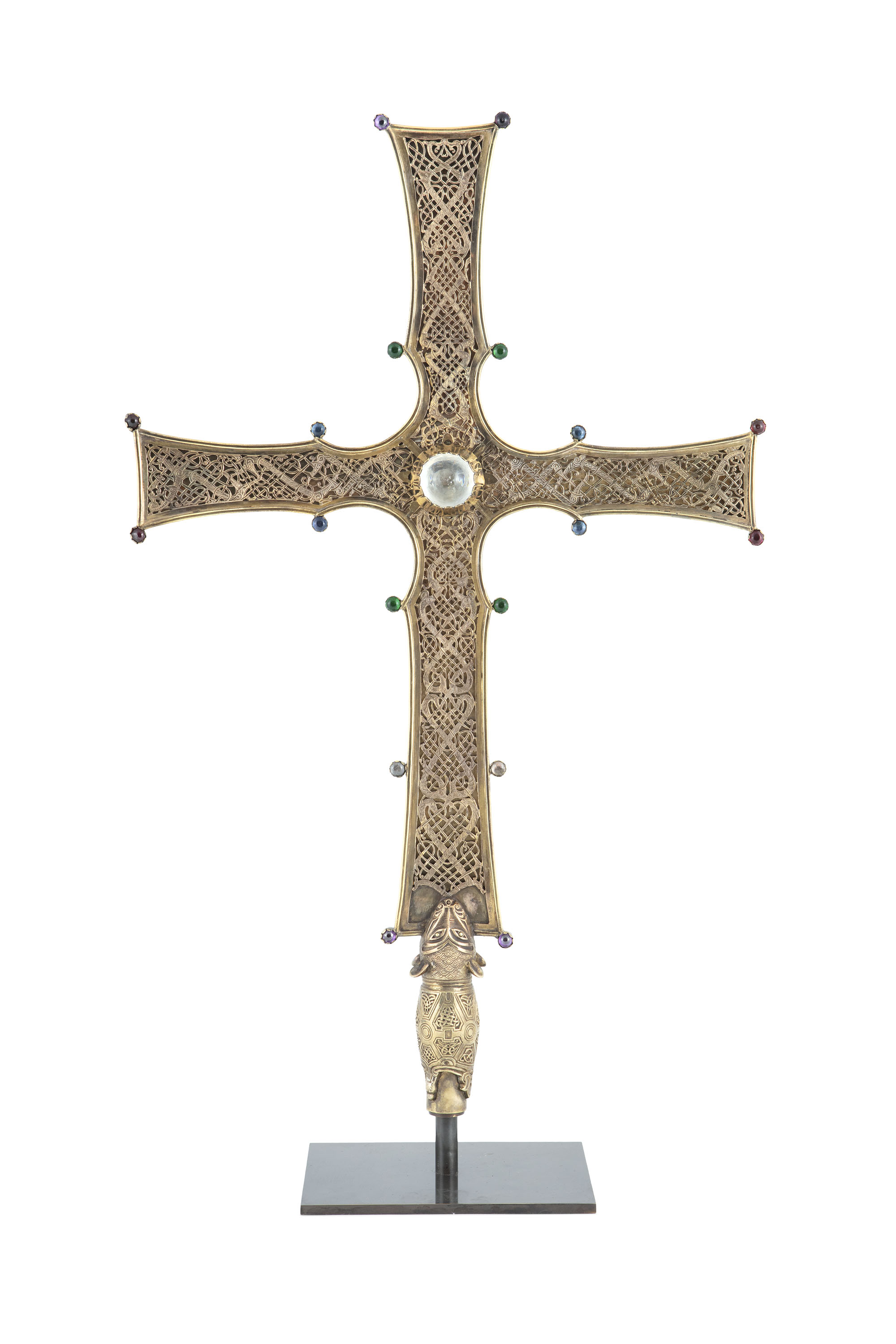 A NEAR REPLICA OF THE CROSS OF CONG, early 20th Century, composed of ...