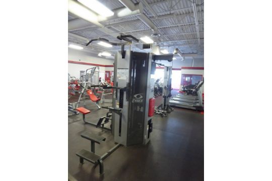 CYBEX MODULAR STATION: CYBEX 5649 CABLE CROSSOVER MACHINE; CYBEX 5651 ...