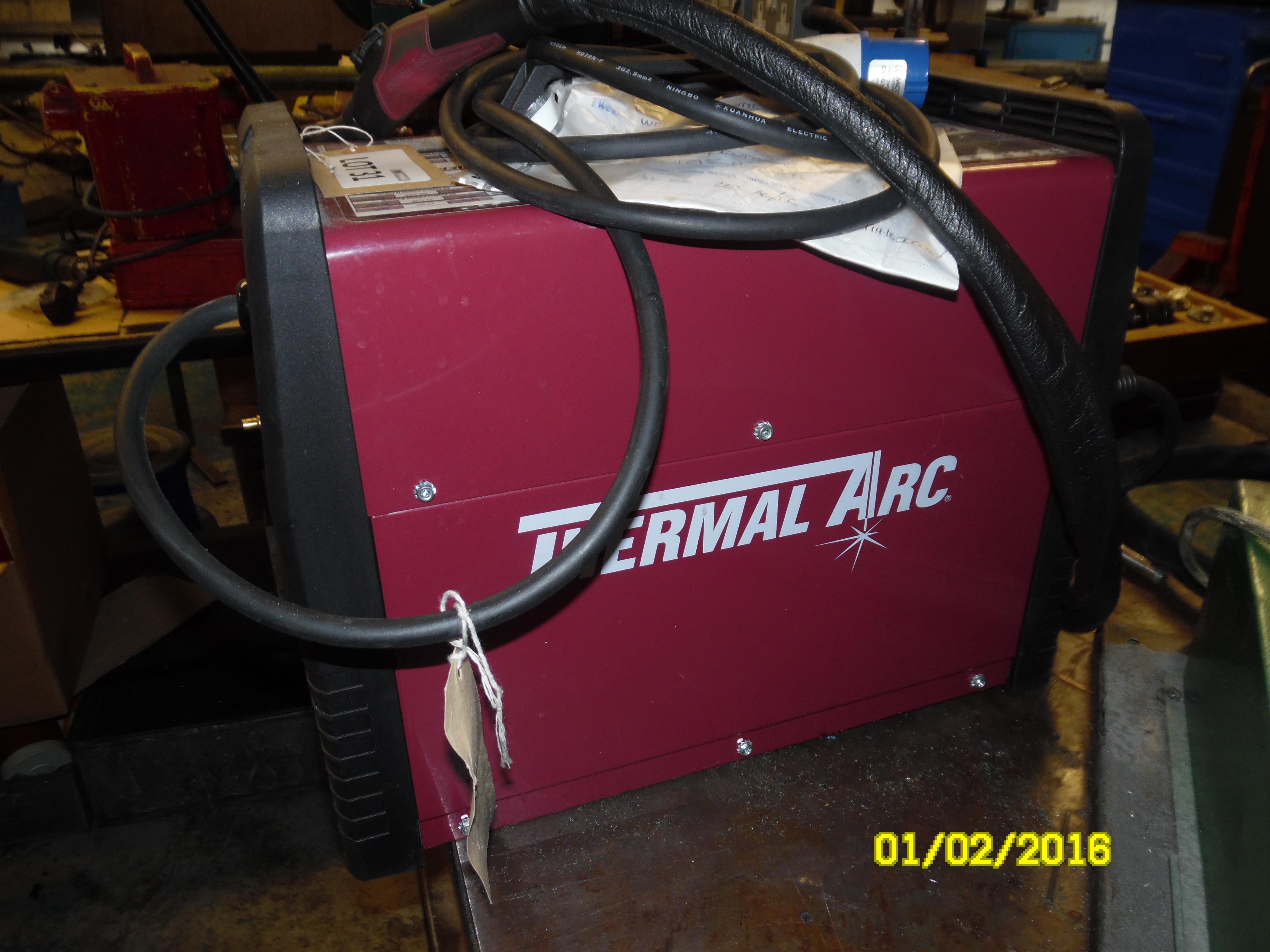 Thermal Arc 202 AC/DC TIG inverter arc welding set, Serial No: WT1416000087