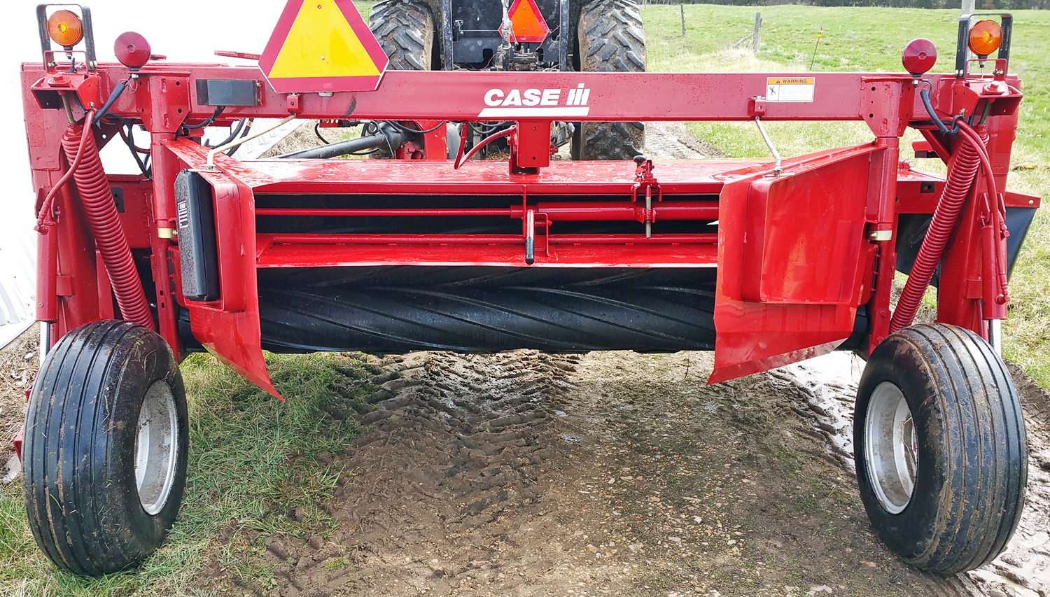 Case-IH DCX101 Discbine, 10â€™4â€ , rubber roll conditioner, 540 pto