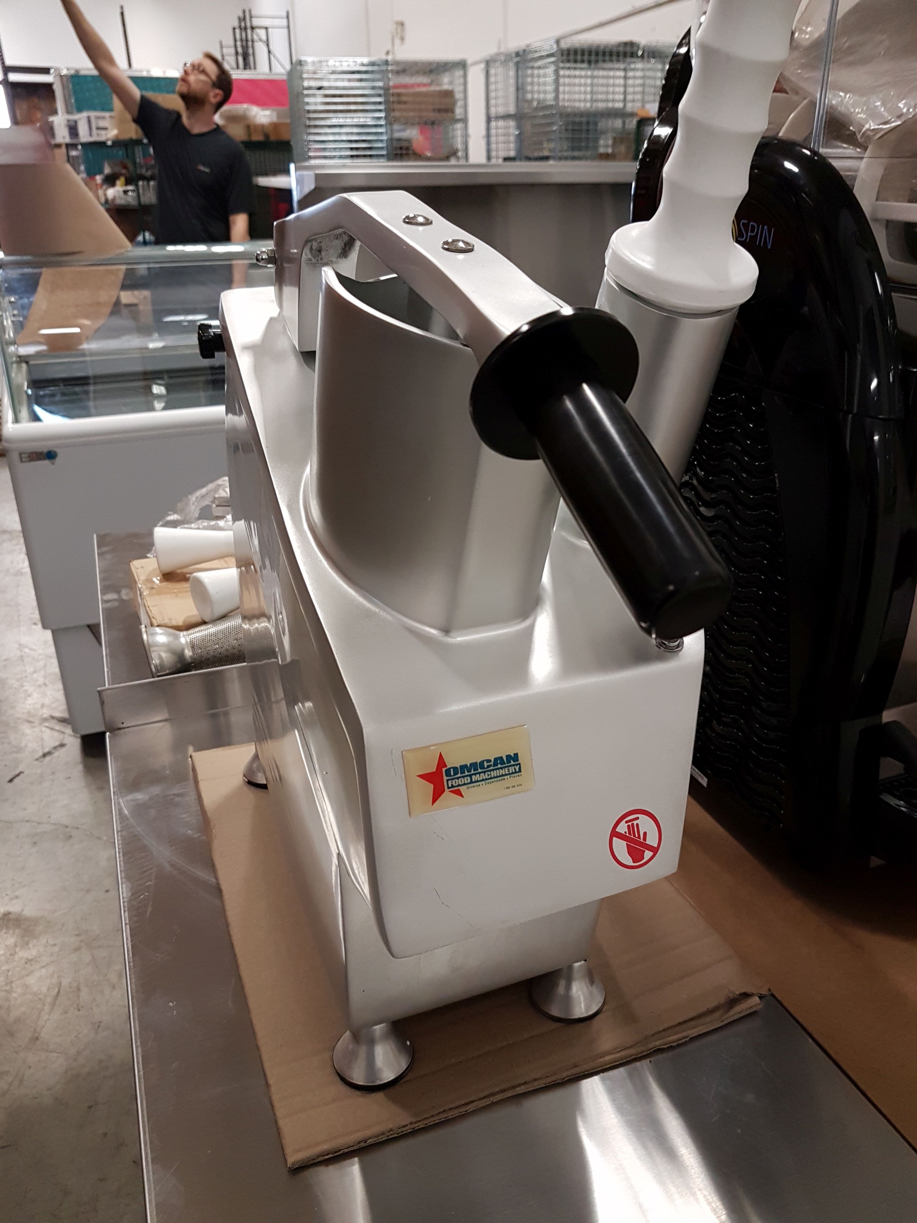 Omcan Vegetable Cutter - Model HLC-300 - with 9 Blades, New - Display Model