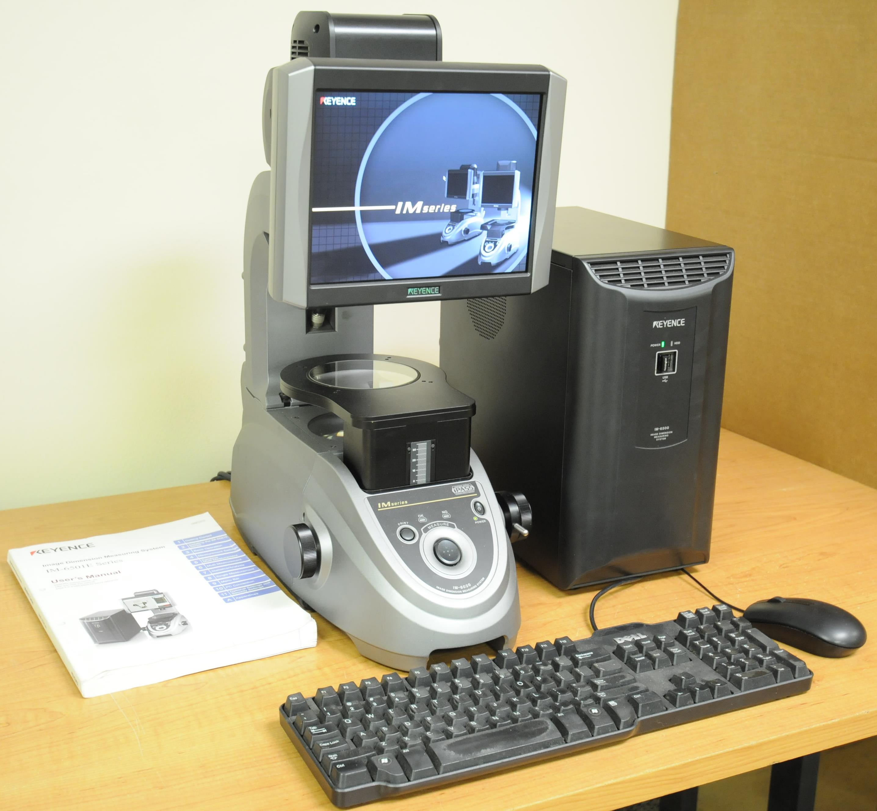KEYENCE IM-6020 IMAGE DIMENSION MEASURING SYSTEM S/N: CC112120