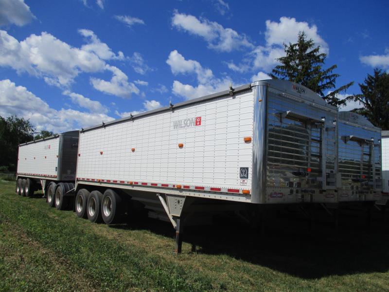 2016 Wilson, DDWH-550, Hopper grain trailer, 28'6"Lead & 28'6"Pup, Lead ...