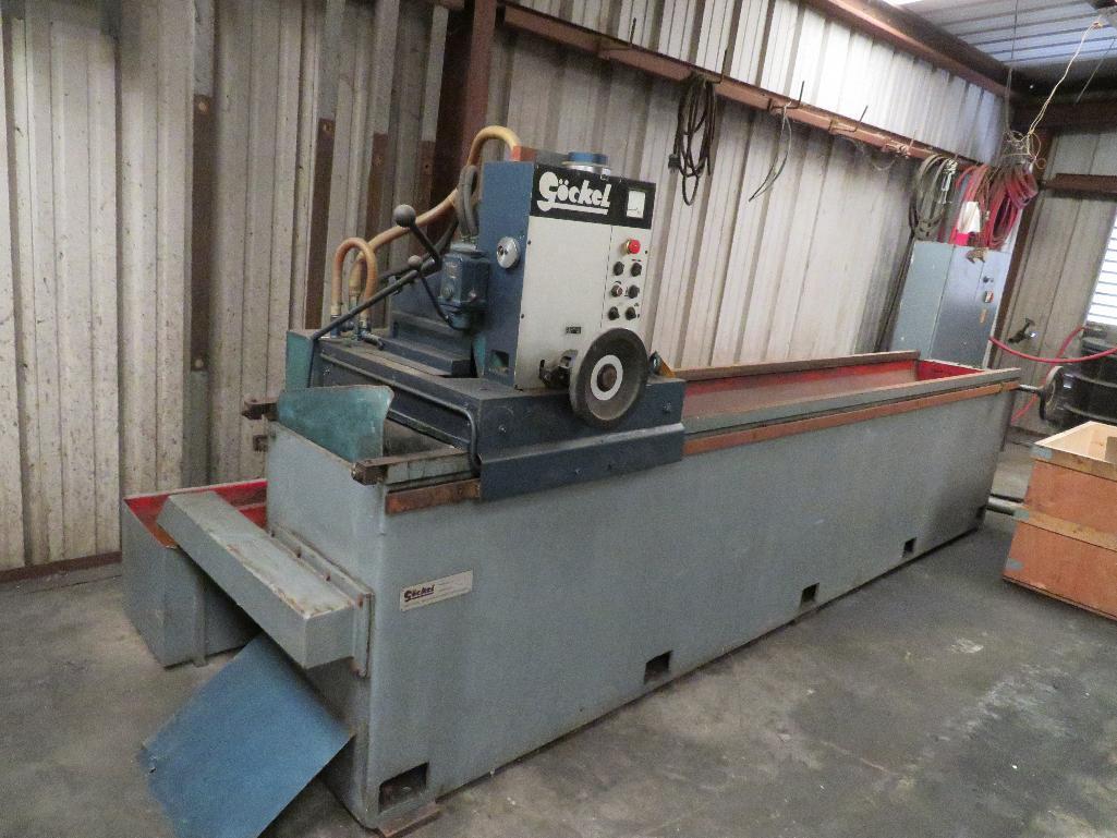 Gockel 100 in., 15 HP Knife Grinder Type G60el, S/N 5719