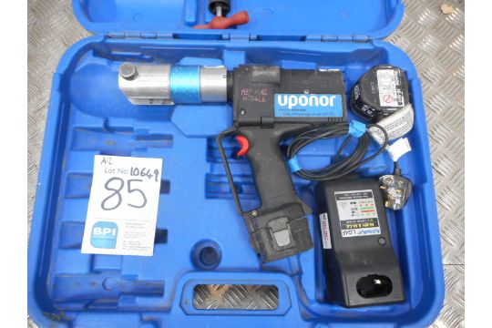 KLAUKE UPONOR UP 75 {033009} PRESS TOOL - BATTERY OPERATED Has a ...