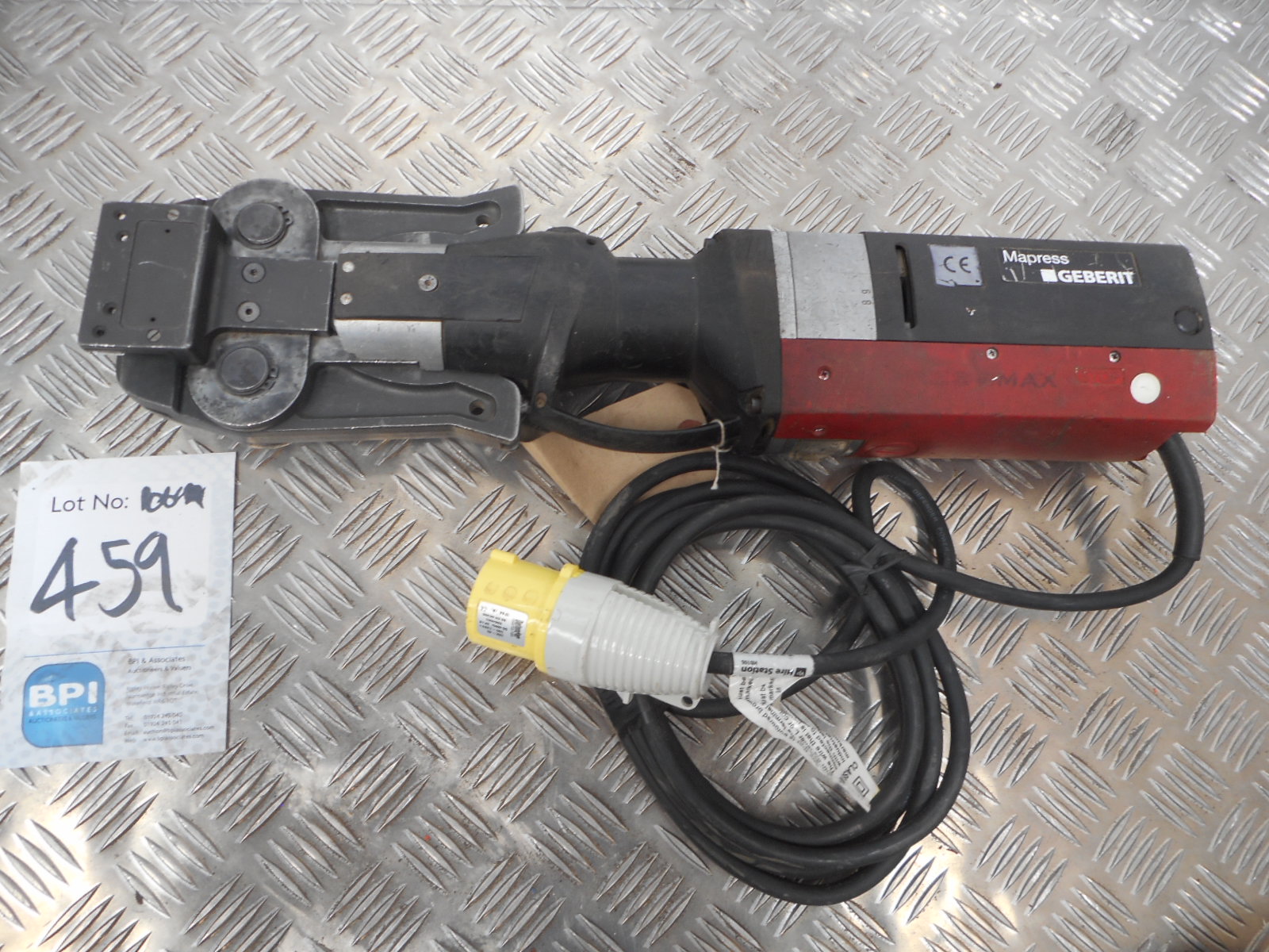 GEBERIT MAPRESS ECO 301 {032814} PRESS TOOL - 110V Powered by a 500watt ...