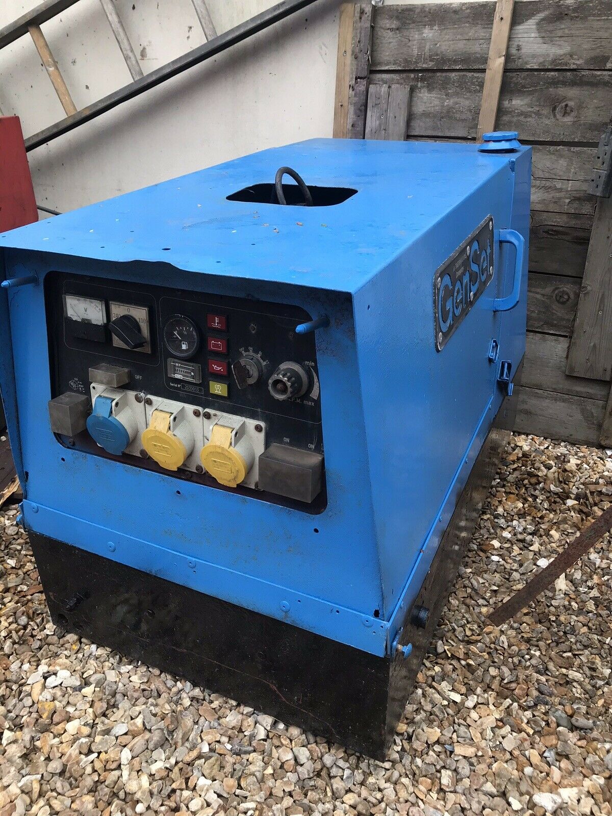 Genset Generator 10kva Produces electric 240/110 v Appraisal: Used ...