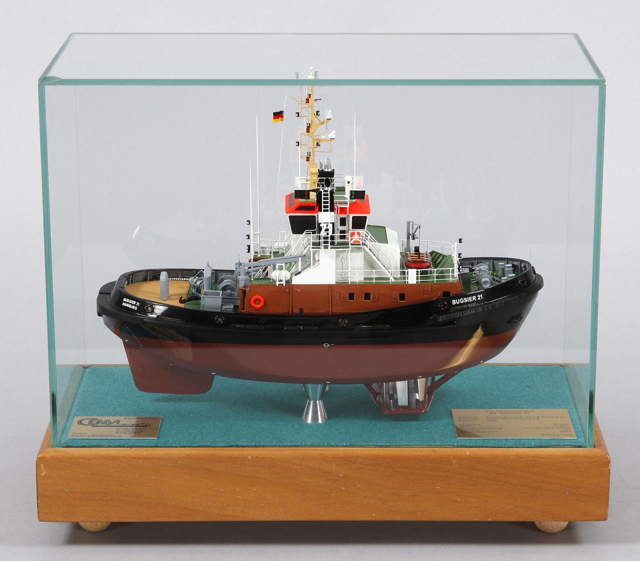 Modellschiff MS "Bugsier 21" Deutschland, 21. Jh. Modell des See- u ...