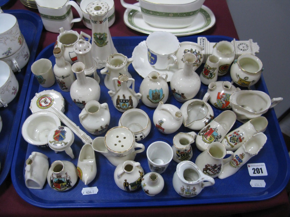 Carlton Ware, W.H. Goss, Arcadian Ware, a collection of crested china ...