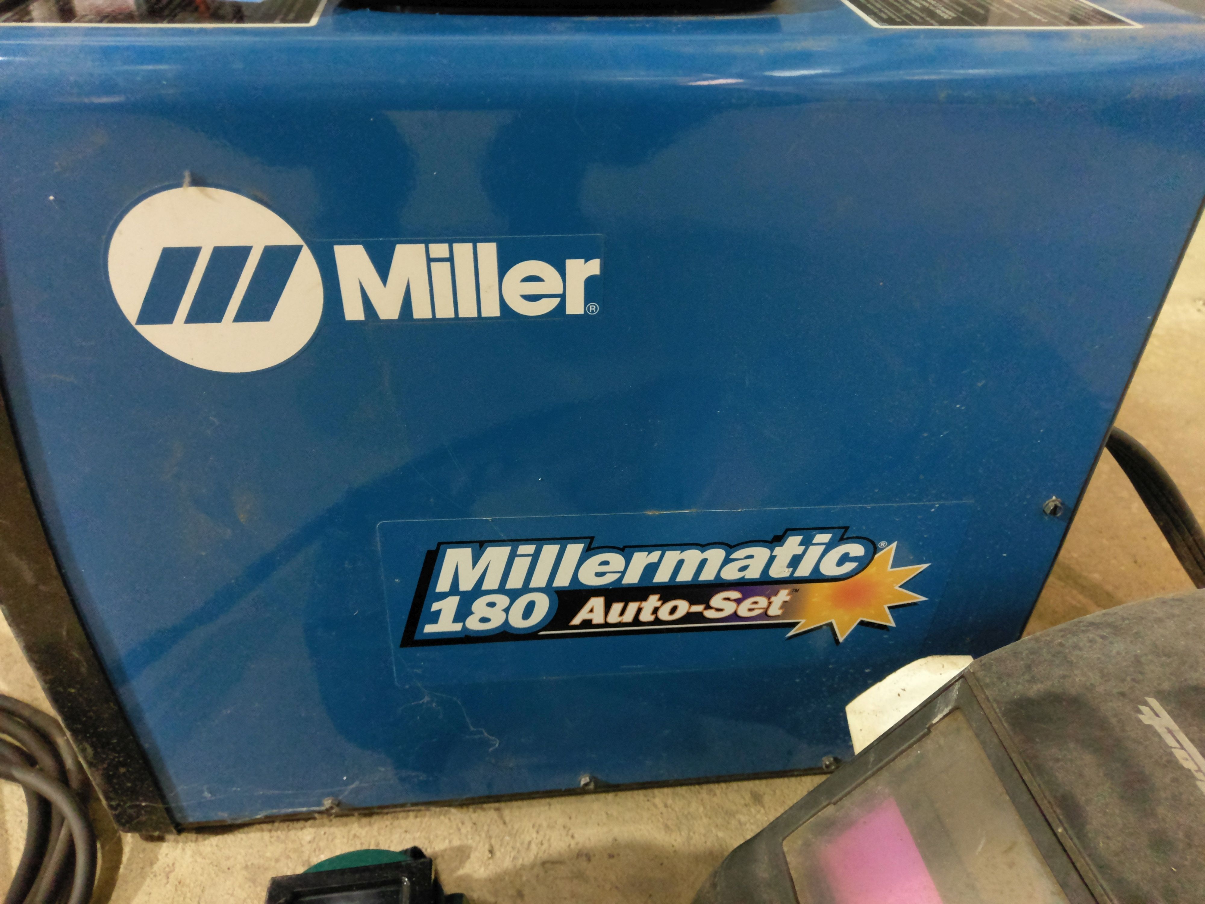 MILLER MODEL MILLERMATIC 180 AUTO SET WIRE FEED WELDERS, 220 VOLT ...