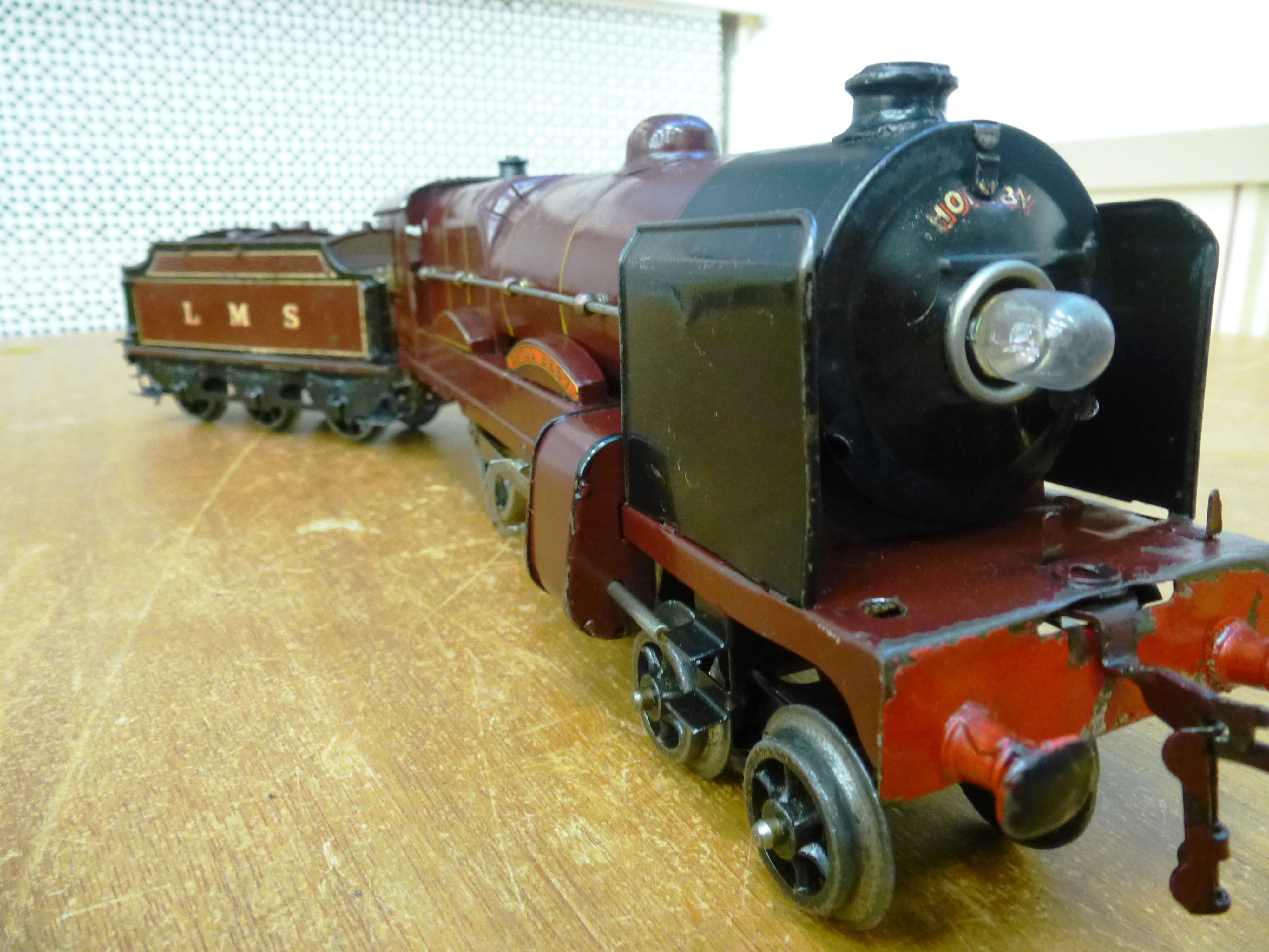 HORNBY 0 GAUGE ROYAL SCOT 6100 LMS LOCO AND TENDER