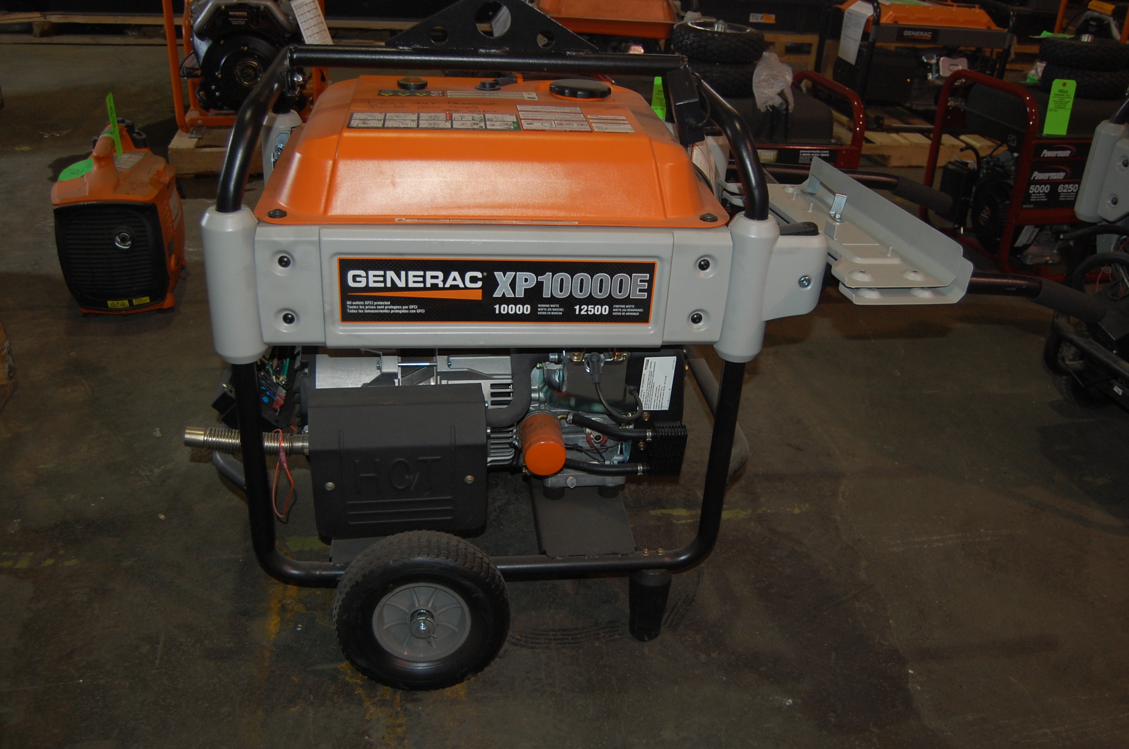 Generac Series XP10000E Model 5932-1 10,000-Watt Portable Gas Generator ...