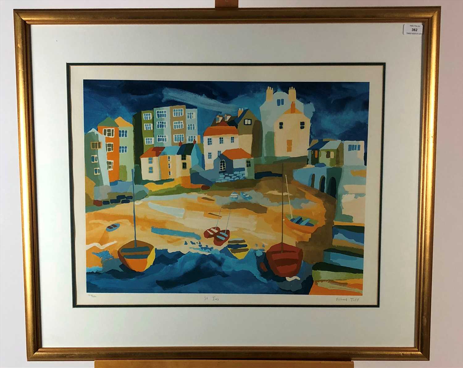 Richard Tuff (British Contemporary), St. Ives, signed print, signed ...
