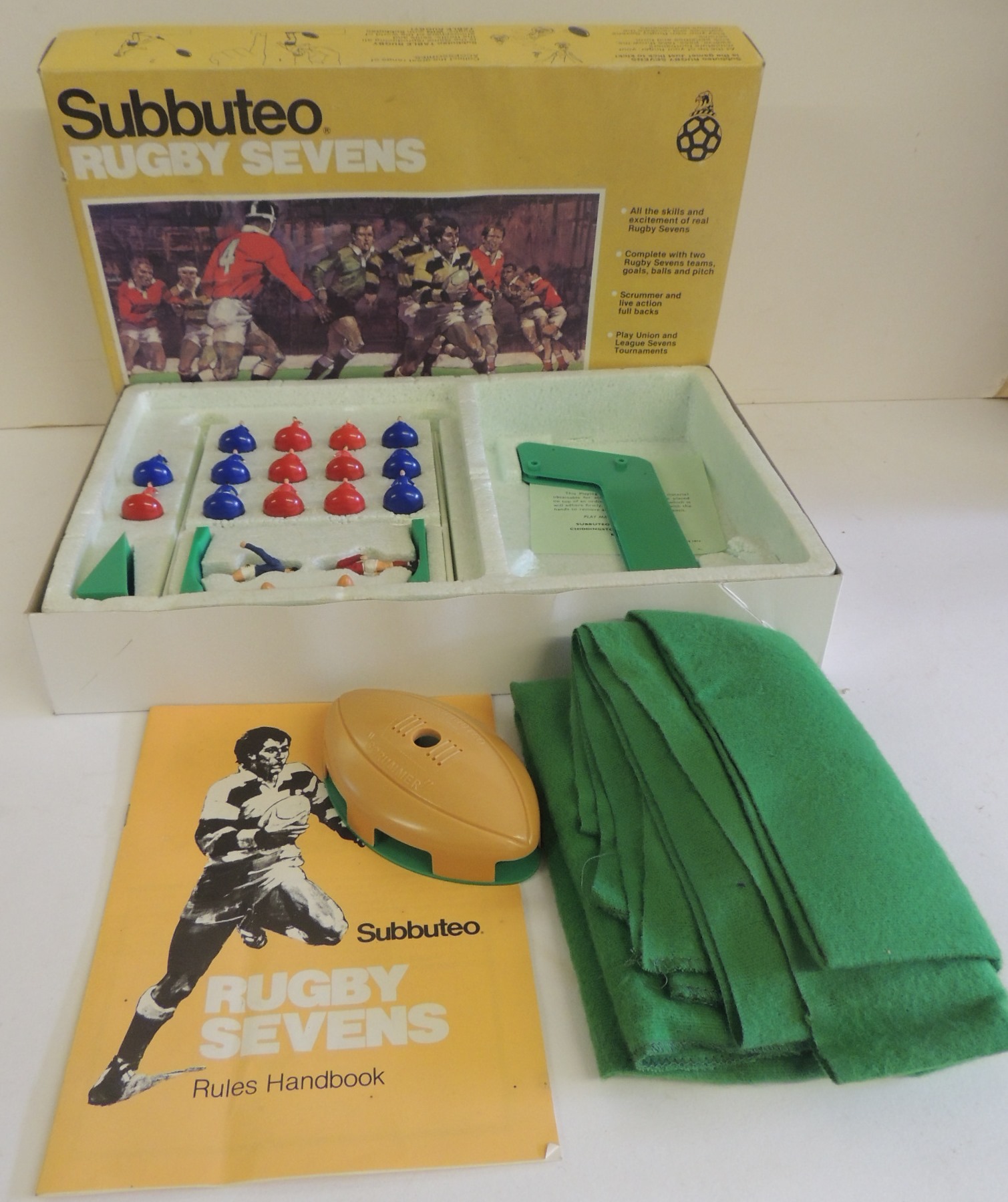 SUBBUTEO - Rugby Sevens boxed set with Rules (appears complete ...
