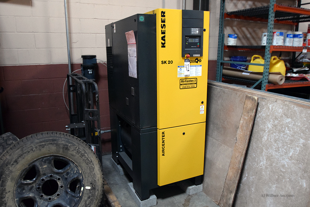 Kaeser Model Aircenter SK20 Rotary Screw Air Compressor s/n 1822 776 ...
