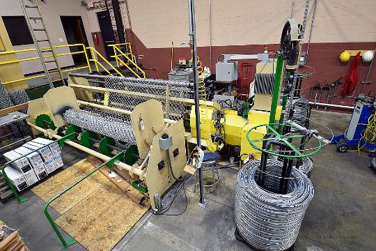 Bergandi 12' Chain Link Weaving Machine, s/n 2208ZF120436 w/Standard ...