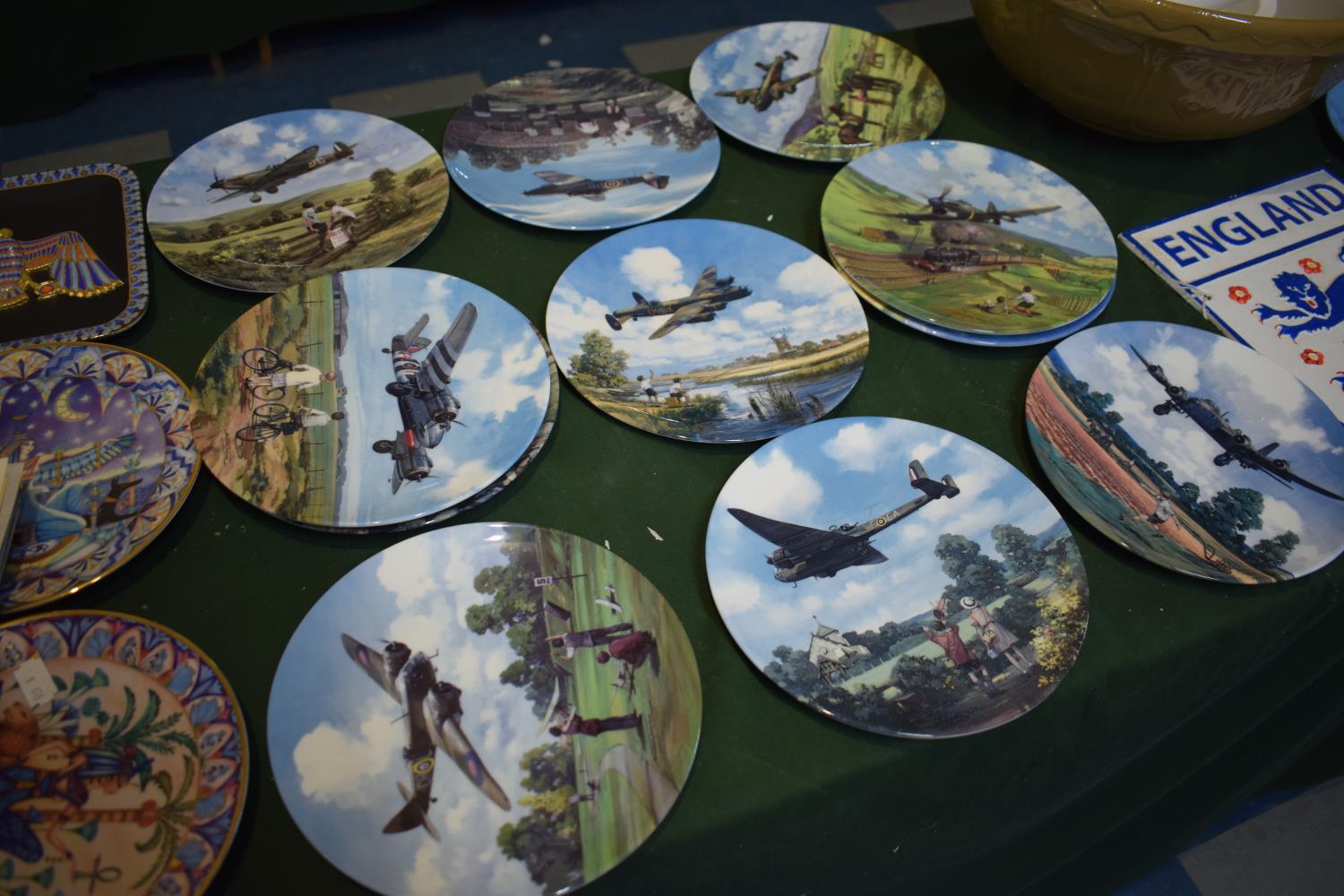 A Collection of Eleven Royal Doulton Decorated RAF Limited Edition ...