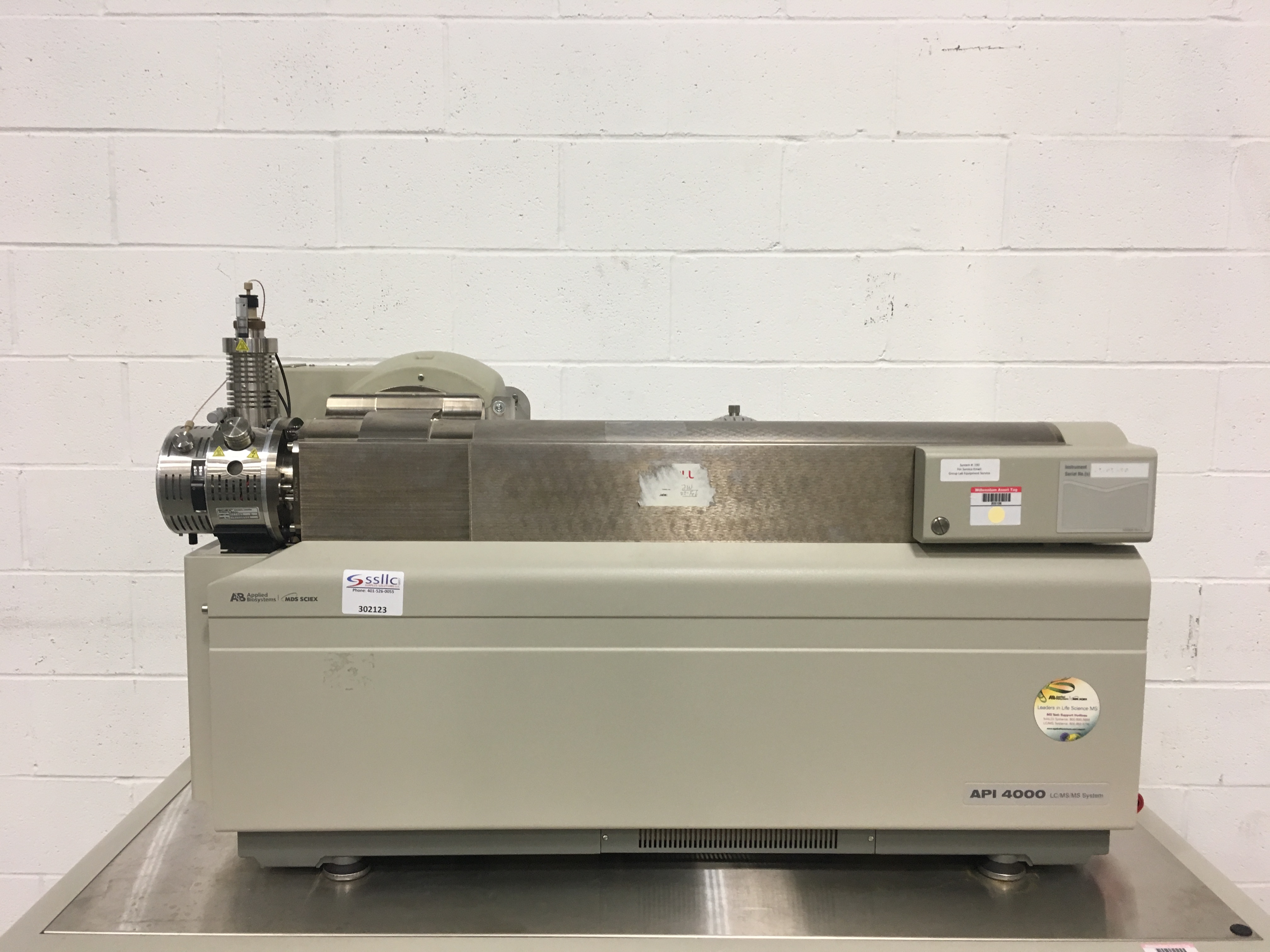 AB Sciex API 4000 Mass Spectrometer, SN: S01170207, Assy. No. 028950 ...