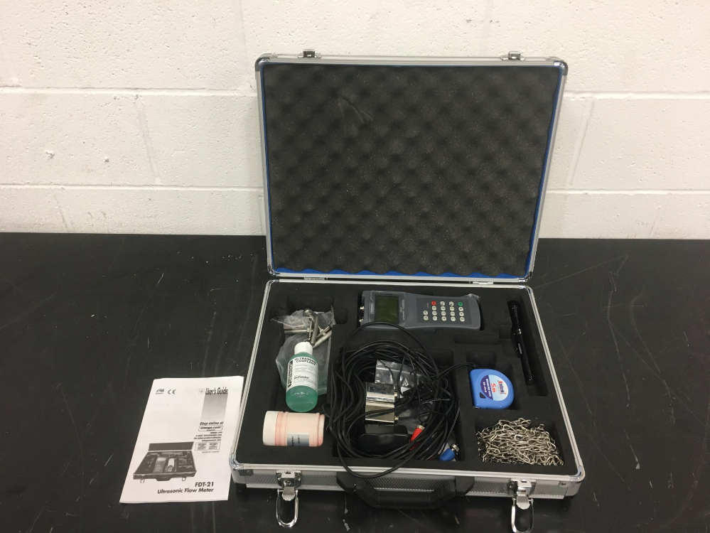 Omega FDT-21 Ultrasonic Flow Meter, SN: 81400132, (1) Ultrasonic ...