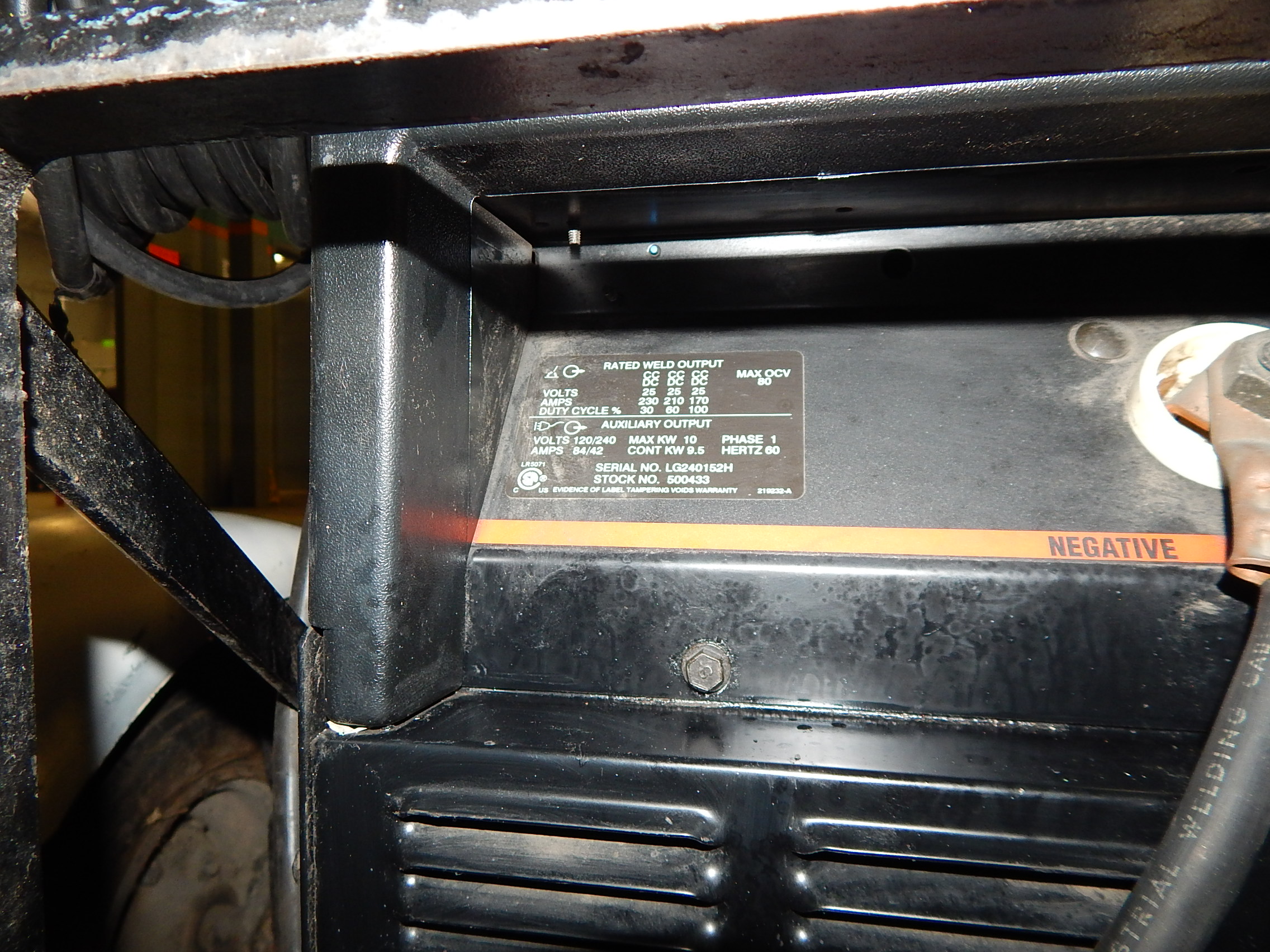 HOBART CHAMPION 10000 GAS POWERED WELDER GENERATOR WITH KOHLER CH20 ...