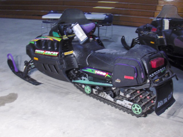 1999 ARCTIC CAT 1000 THUNDERCAT 9934209 snowmobile, owner started at ...