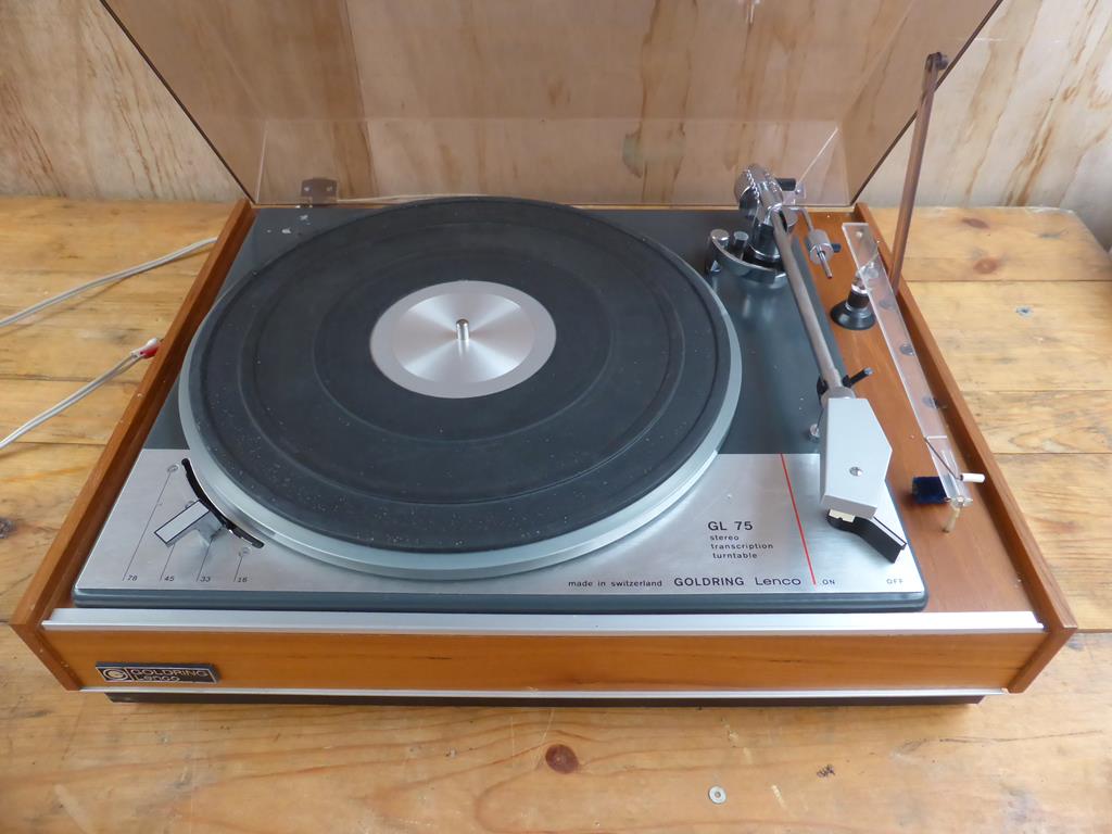 GOLDRING LENCO GL75 TRANSCRIPTION RECORD DECK
