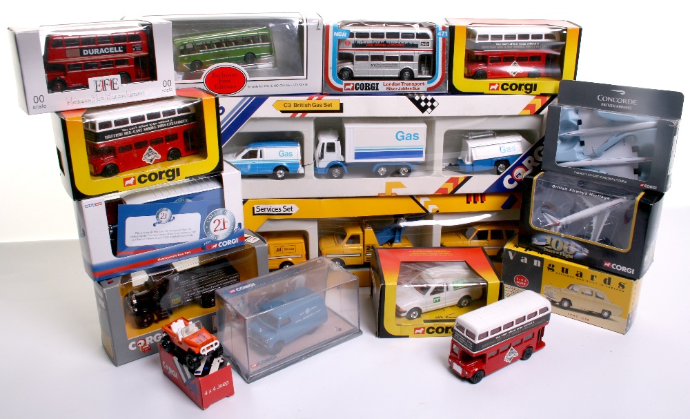 Corgi Toys C20 A-A Service Set, C3 British Gas Set, 05607 RAC Bedford ...