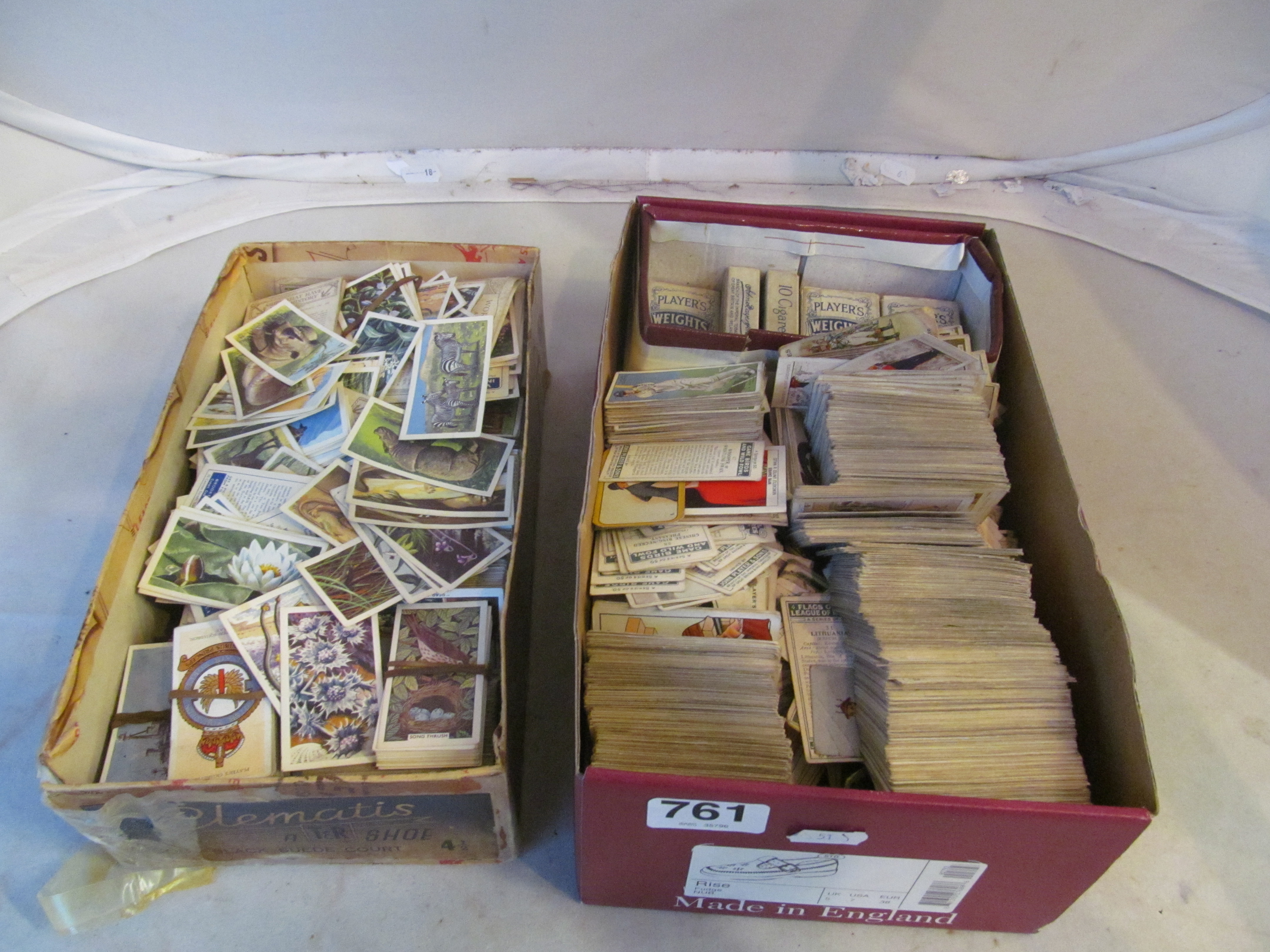 Various cigarette cards
