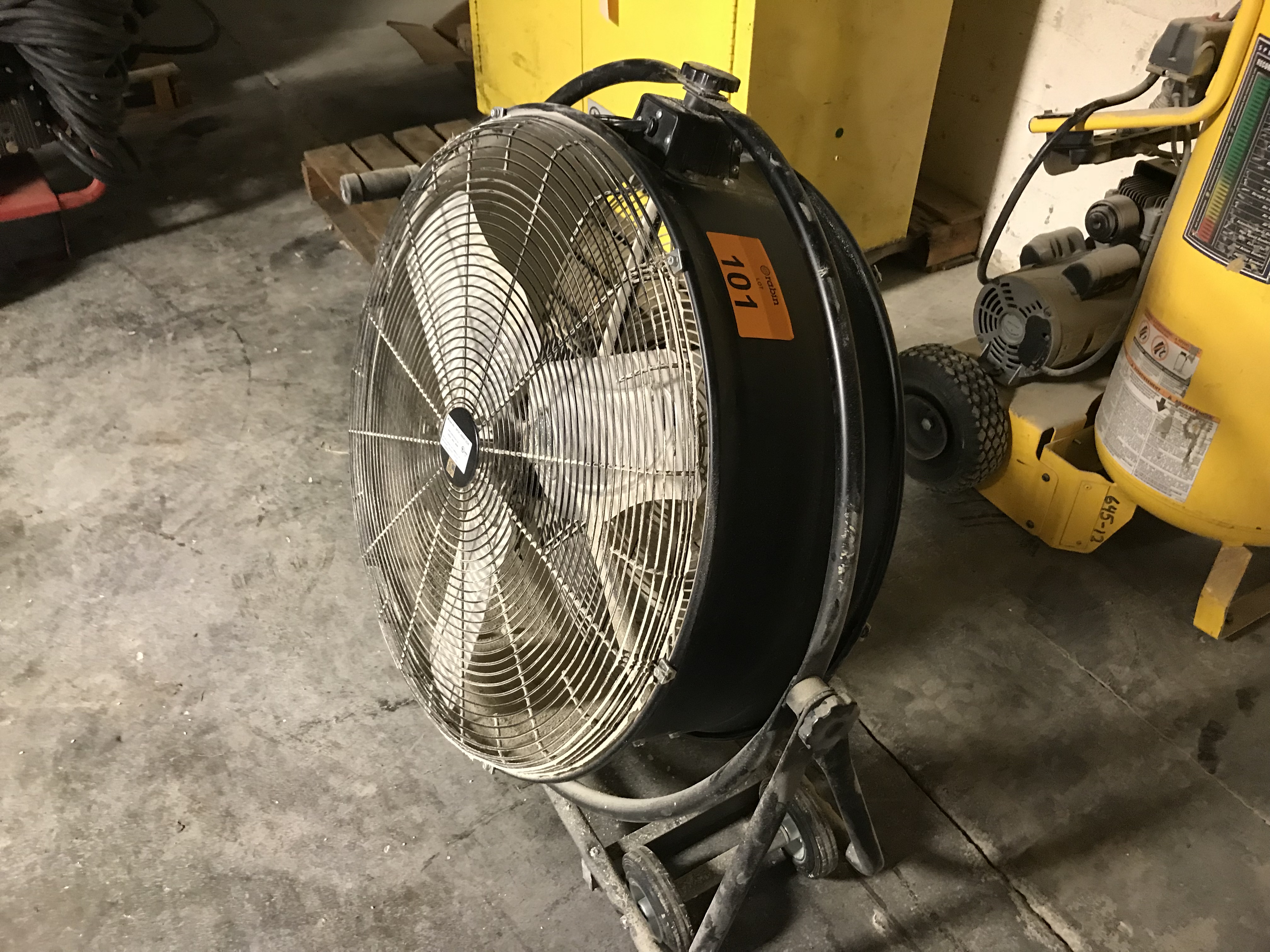 24" Orbit drum fan, 120vac 60hz, 265w, model SFDC-600AT20S, s/n ...