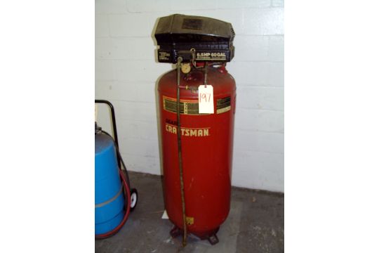 CRAFTSMAN Air Compressor, Model 919.166600, 6.5 HP, 60 Gal., Twin ...