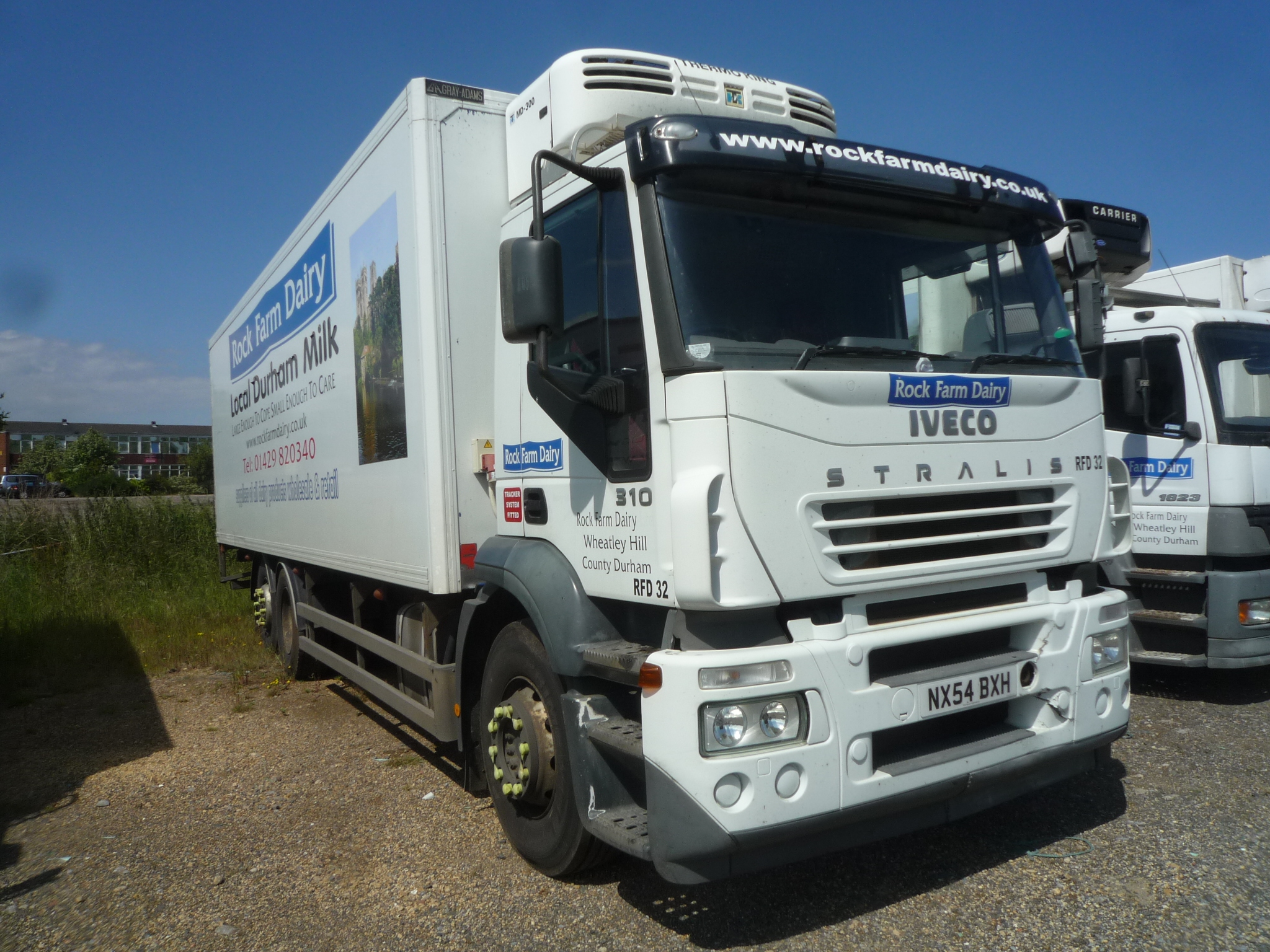 IVECO Stralis 310 3-axle rigid body Refrigerated tail lift Truck engine ...