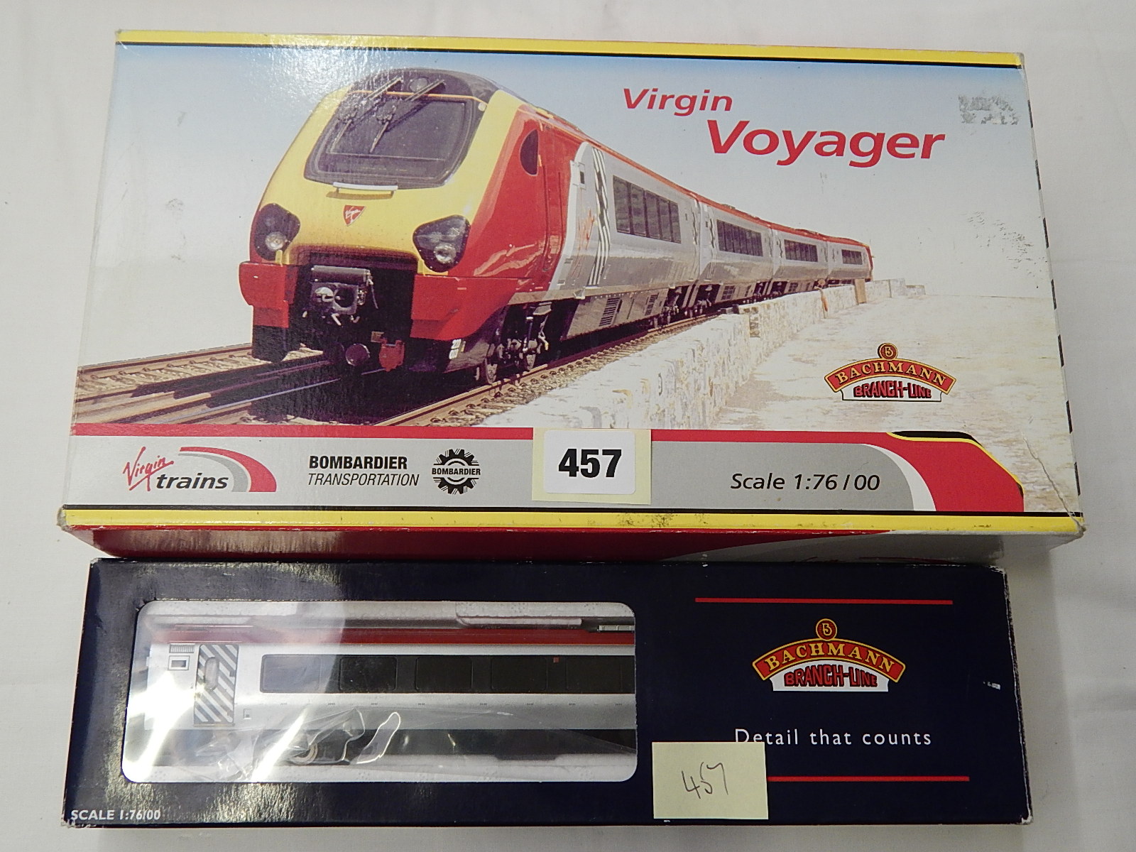 BACHMANN VIRGIN TRAINS CLASS 220 VIRGIN VOYAGER 32-600 & COACH 30 625 ...