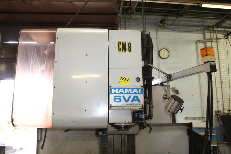HAMAI MODEL 6VA CNC VERTICAL MACHINING CENTER, S/N 6194 (NEW 1992), 50 ...