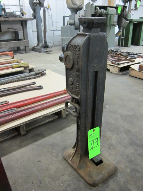 Simplex 20 Ton Railroad Jack