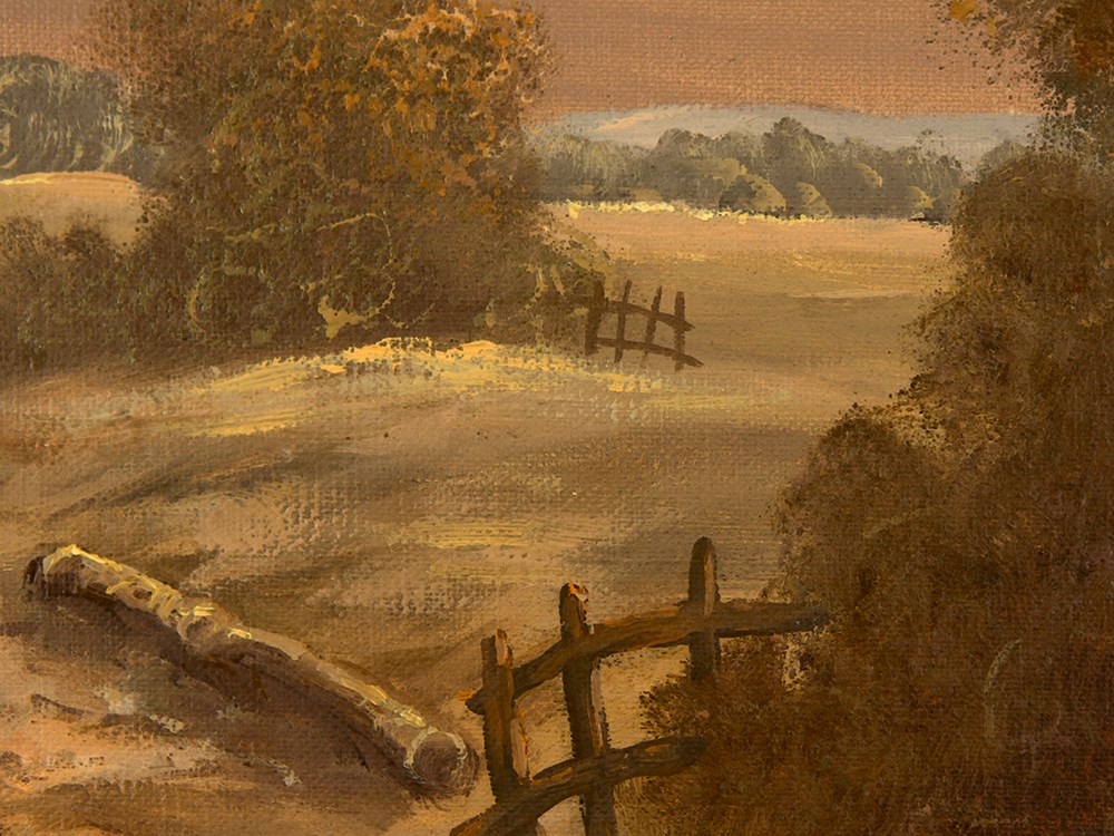 A. Franke ‘Logging’, Oil Painting, 20th Century Oil on canvasPainting ...