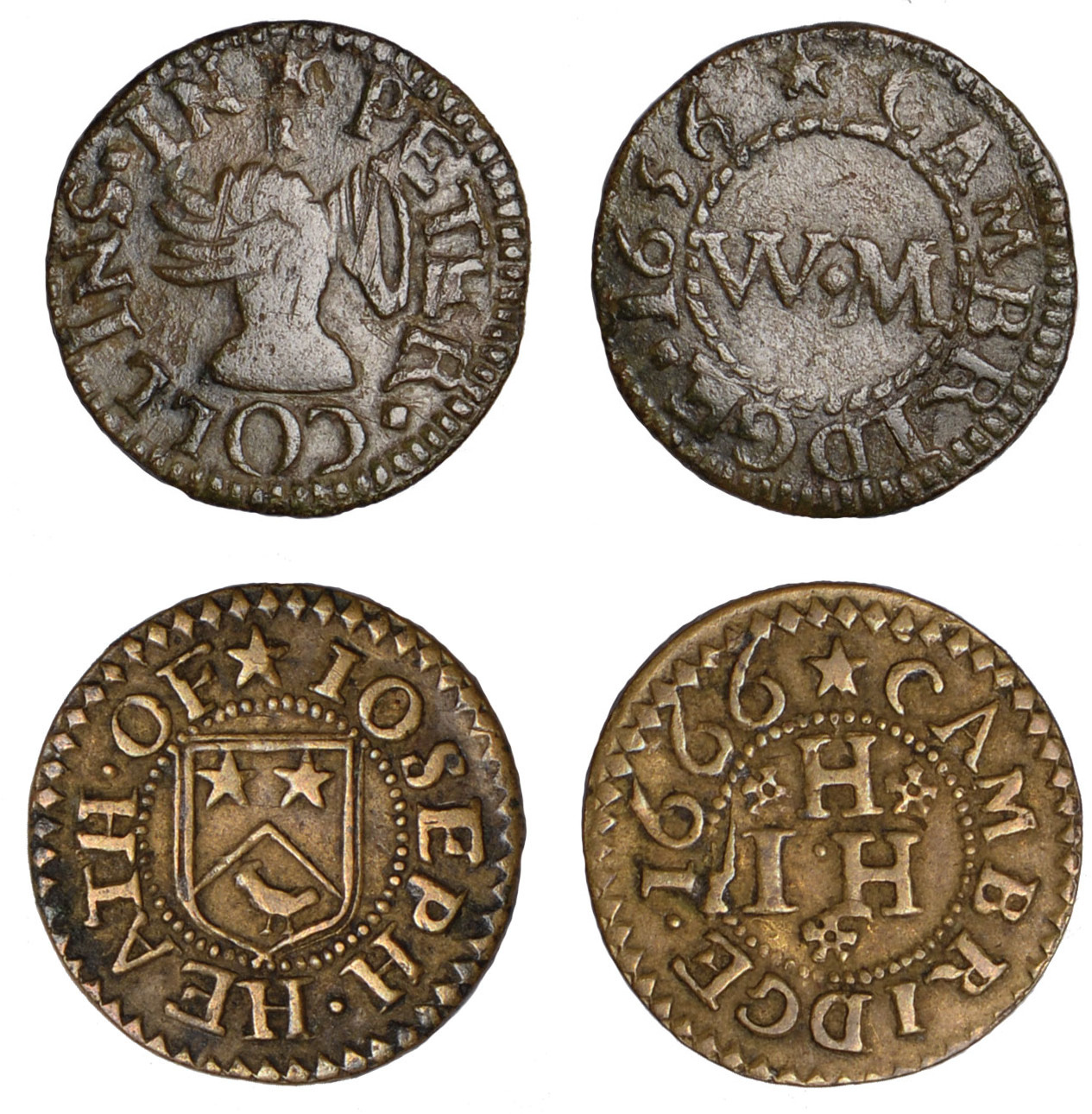 British Tokens, Seventeenth Century Tokens, Cambridgeshire, Cambridge ...