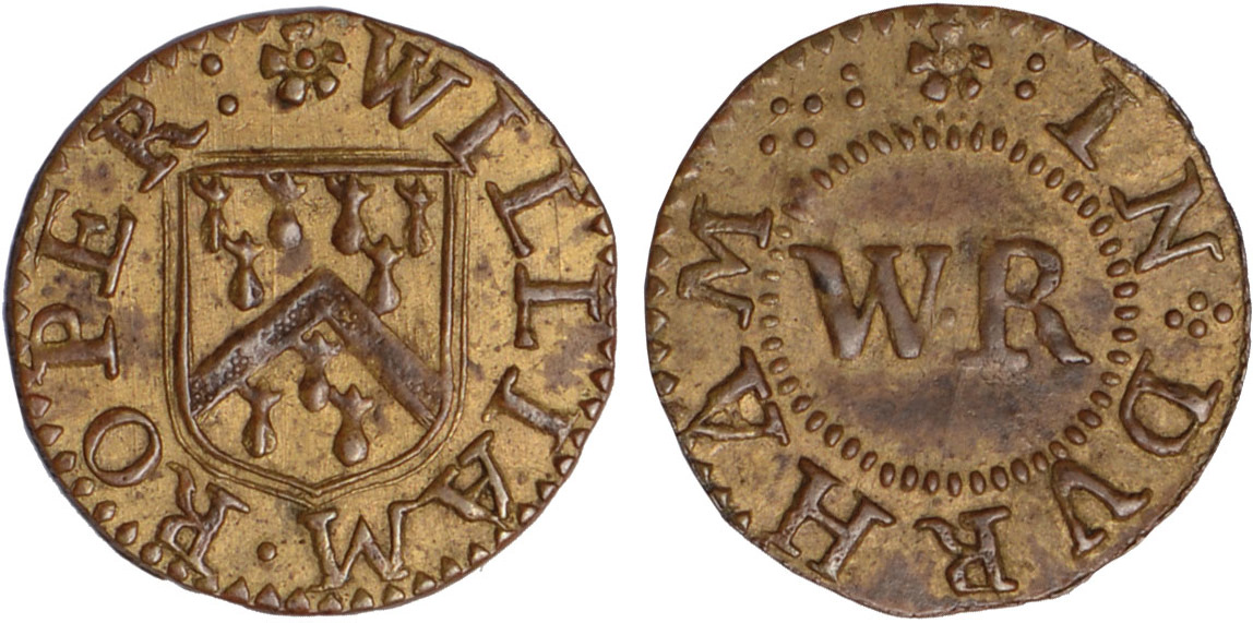 British Tokens, Seventeenth Century Tokens, Durham, Durham, William ...