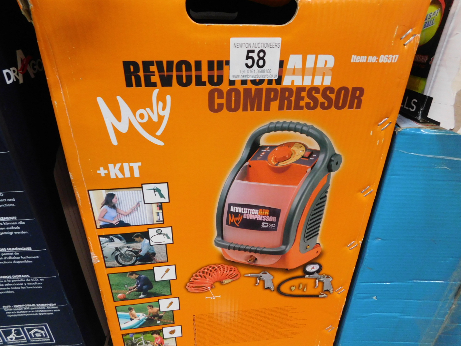 1 BOXED SIP MOVY REVOLUTION AIR COMPRESSOR RRP £199