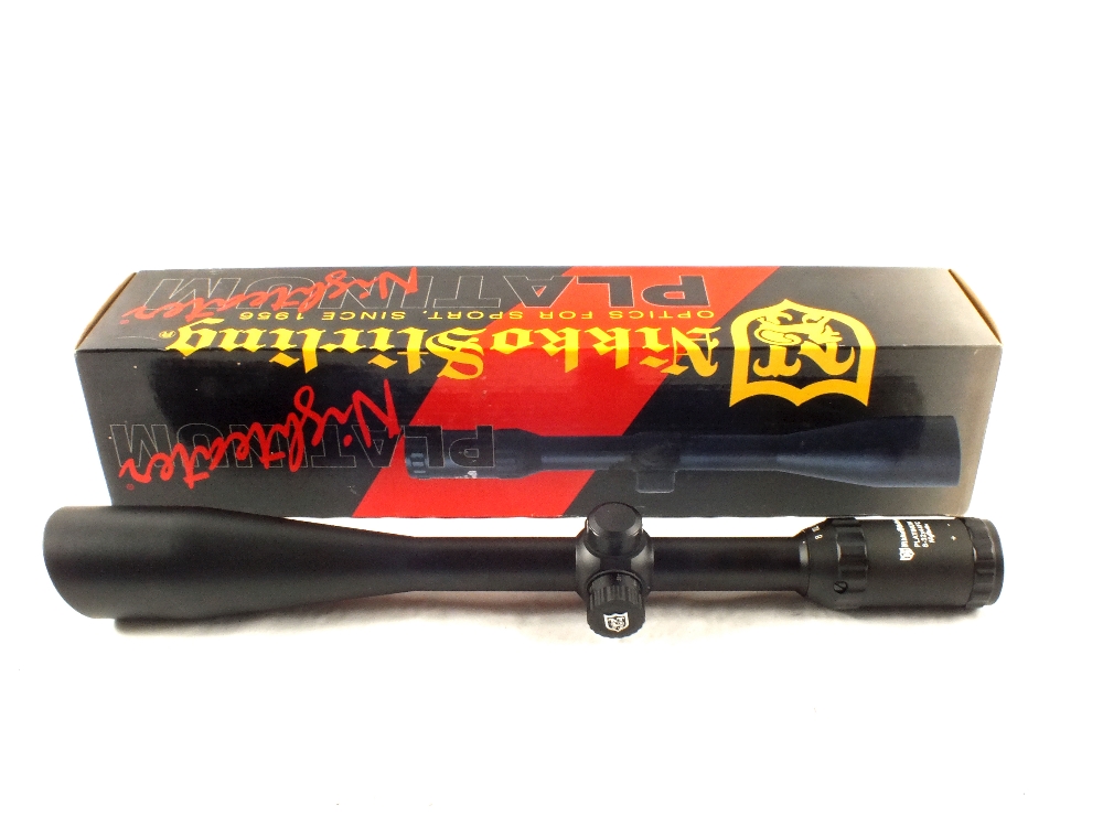 A Nikko Stirling Platinum 8-32 x 44 nighteater rifle scope 'as new' in ...
