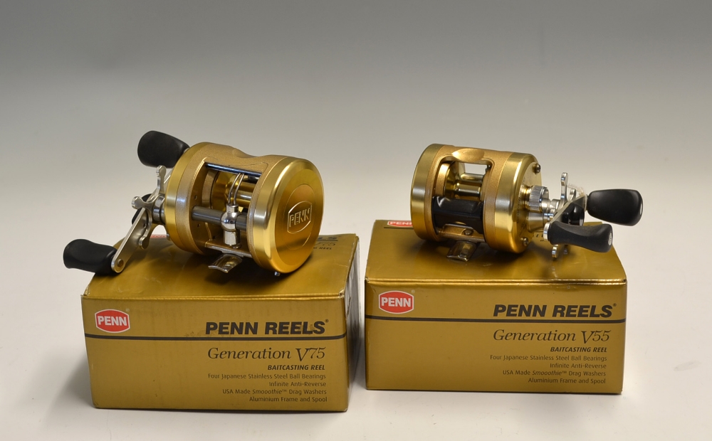 2x Penn Generation Baitcasting Reels both unused in makers boxes - V75 ...