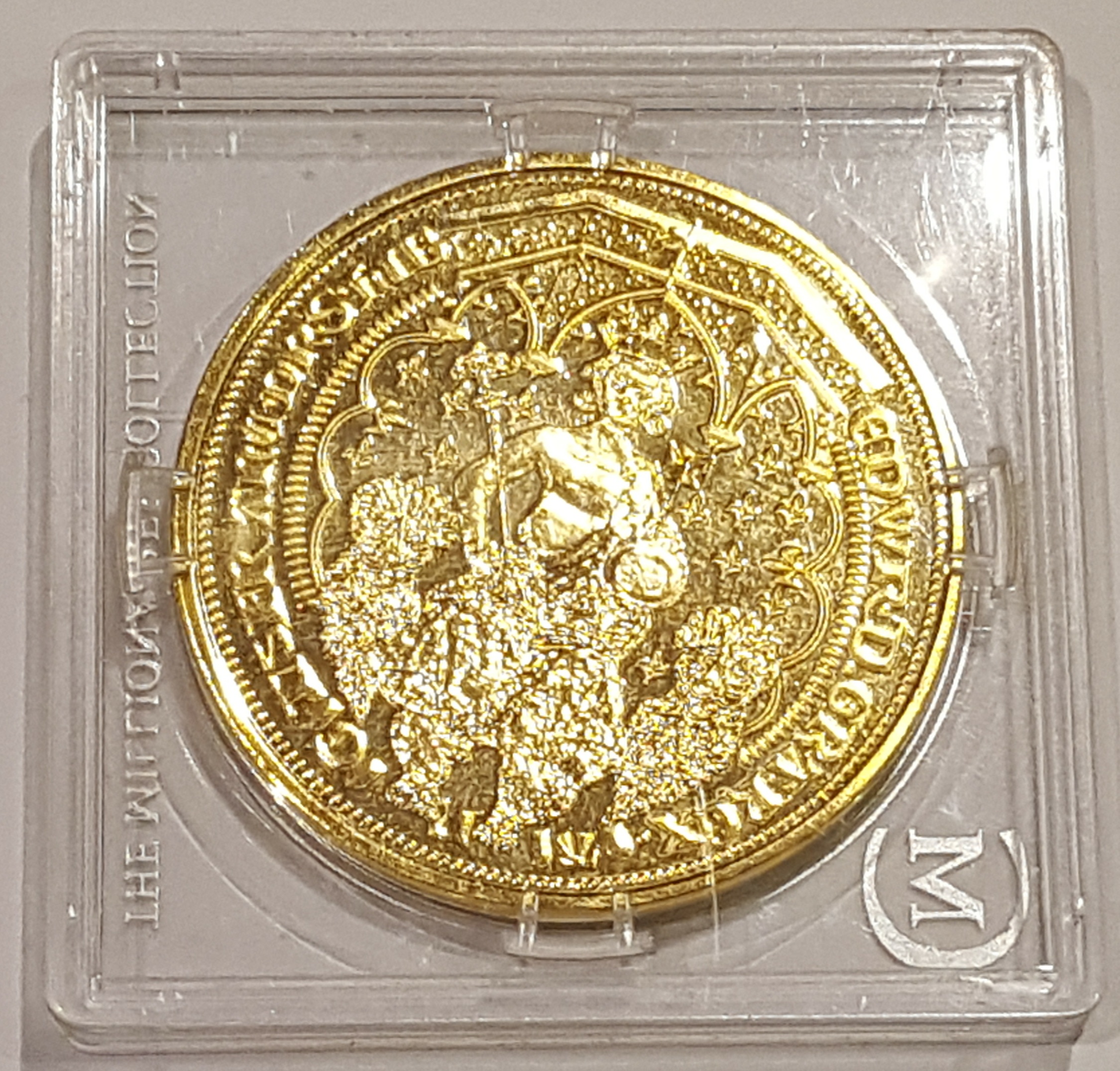 Vintage Collectable London Mint Coin The Millionaires Collection Gilt ...
