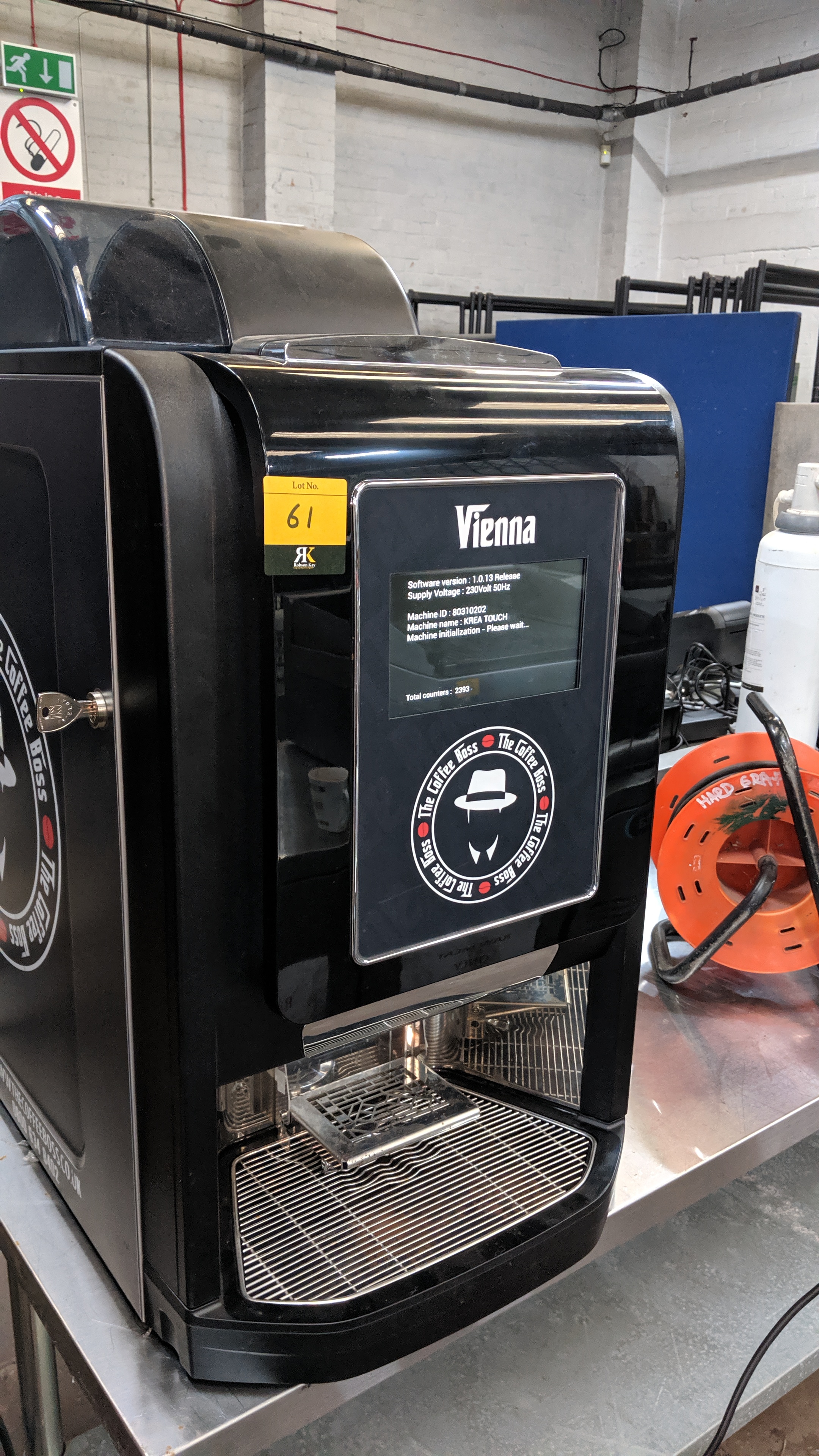 Evoca Spa Krea Touch Vienna commercial bean to cup coffee machine ...