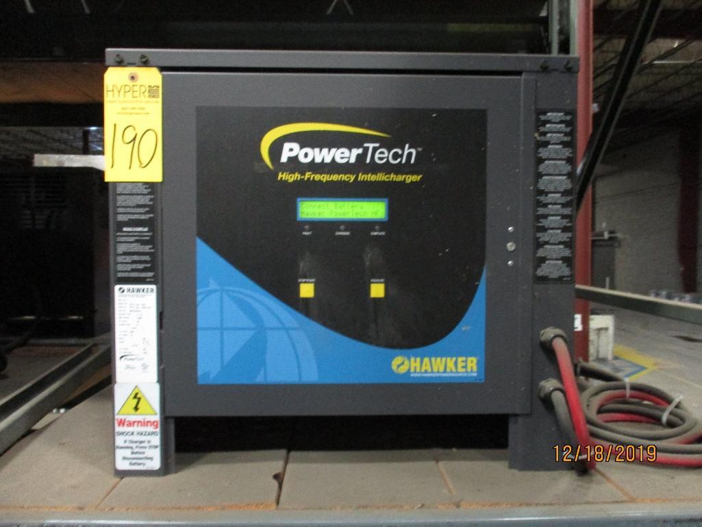 Hawker Powertech Battery Charger, 480v, 13amp, 3ph, M/N PT3-24-160 S/N ...