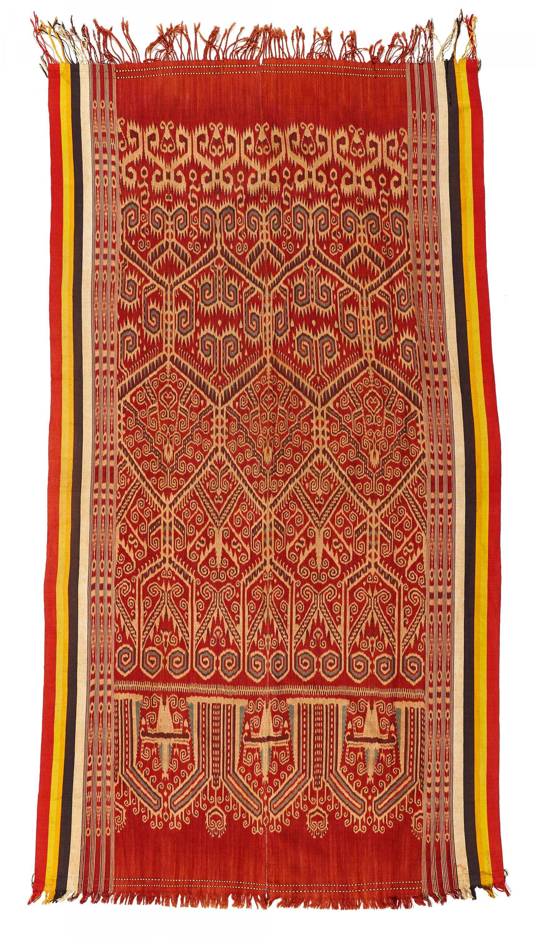 PUA KUMBU CEREMONIAL CLOTH. Sarawak, Iban. Early 20th c. Cotton with ...