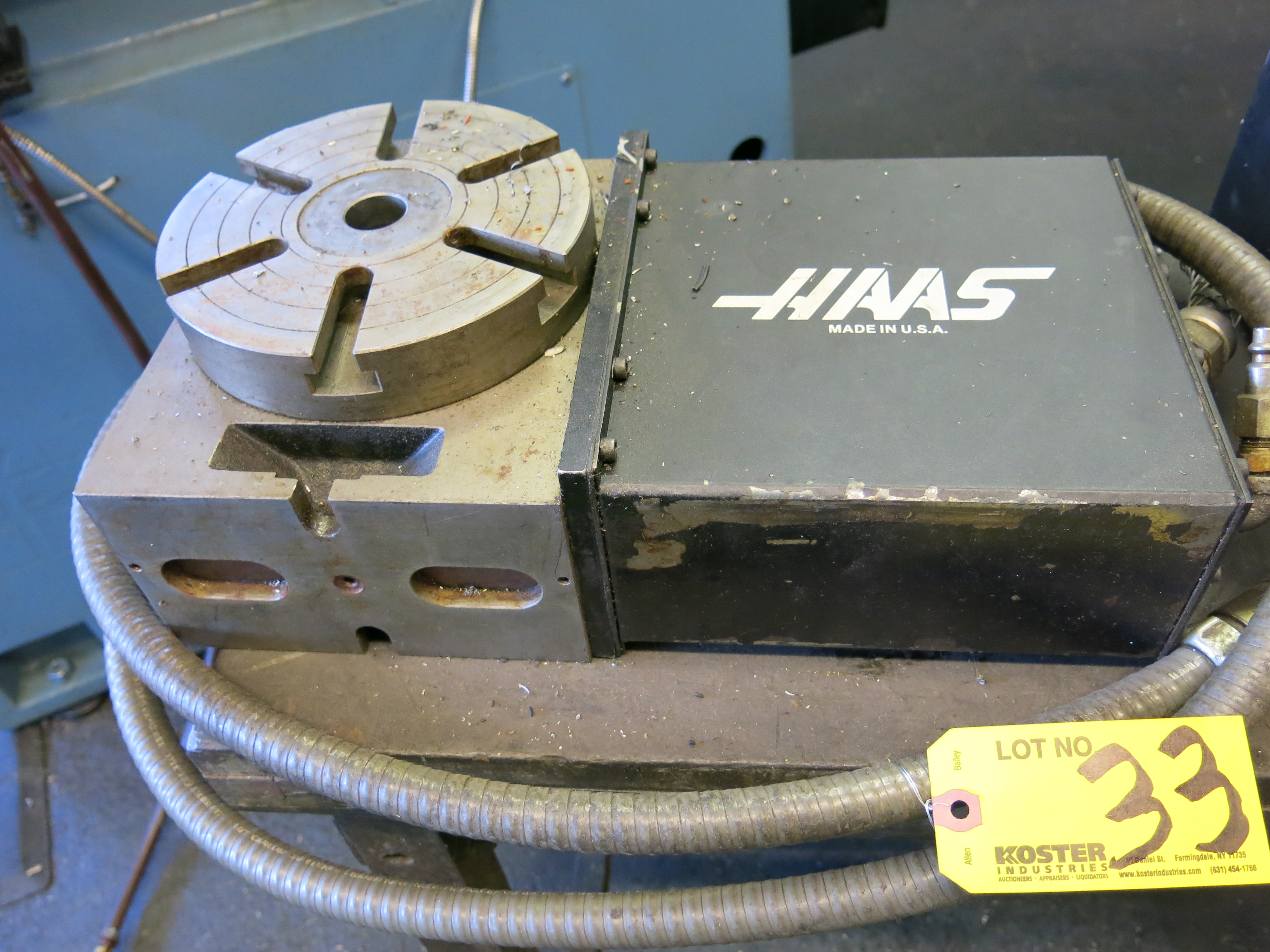 (1) HAAS 7" HRT-7 4TH AXIS ROTARY TABLE WITH HAAS SERVO CONTROLS