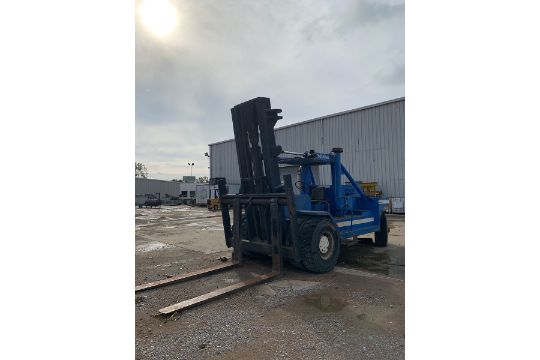 1972 TAYLOR 30K LB. FORKLIFT, MODEL WPY 300, PNEUMATIC TIRES, 8'' X 91 ...